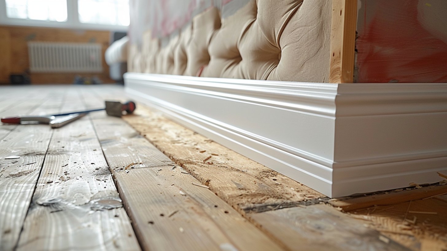 Comment fixer une plinthe sur un mur en placo : Guide complet - Brico Travaux & Déco